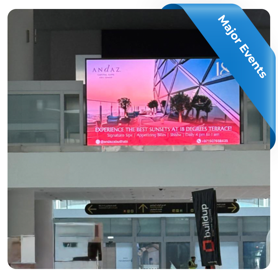 ADNEC 2025 Event Screen Ads